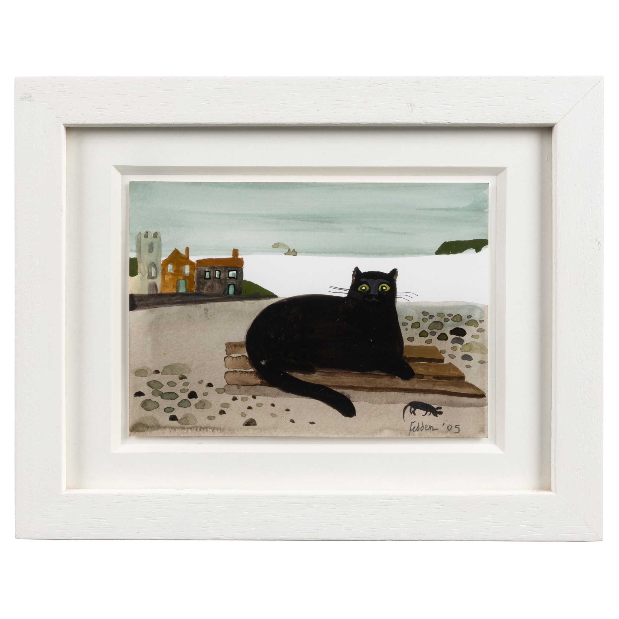 Mary Fedden | Harbour Cat | MutualArt