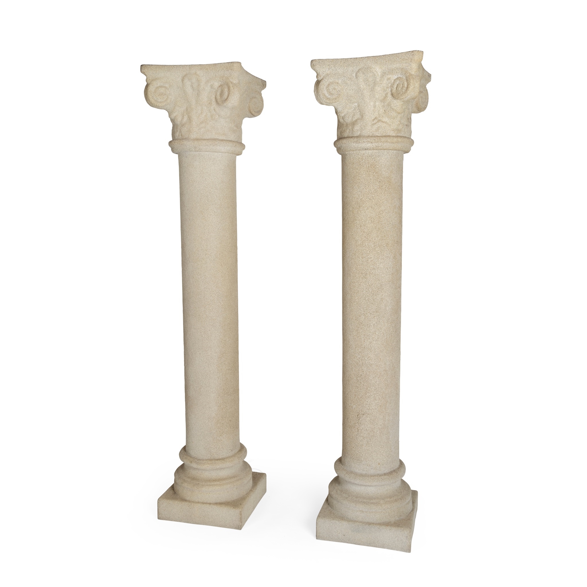 André Cazenave | Pair Of Giant Column Lamps | MutualArt