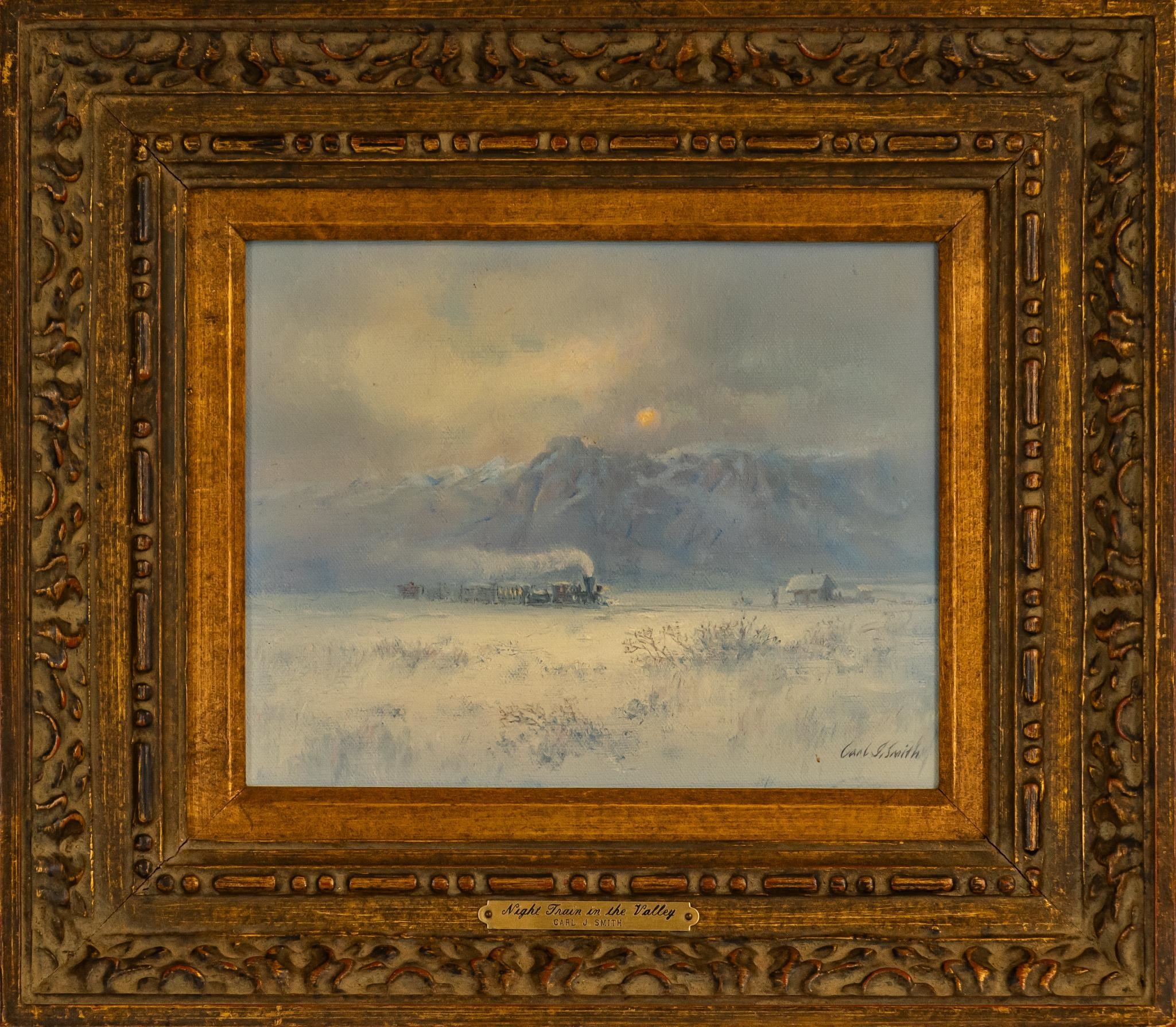 Carl J. Smith | Night Train in the Valley | MutualArt