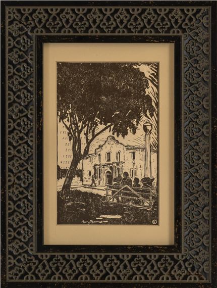 Mary Bonner | The Alamo, 1928, for the San Antonio Conservation Society ...