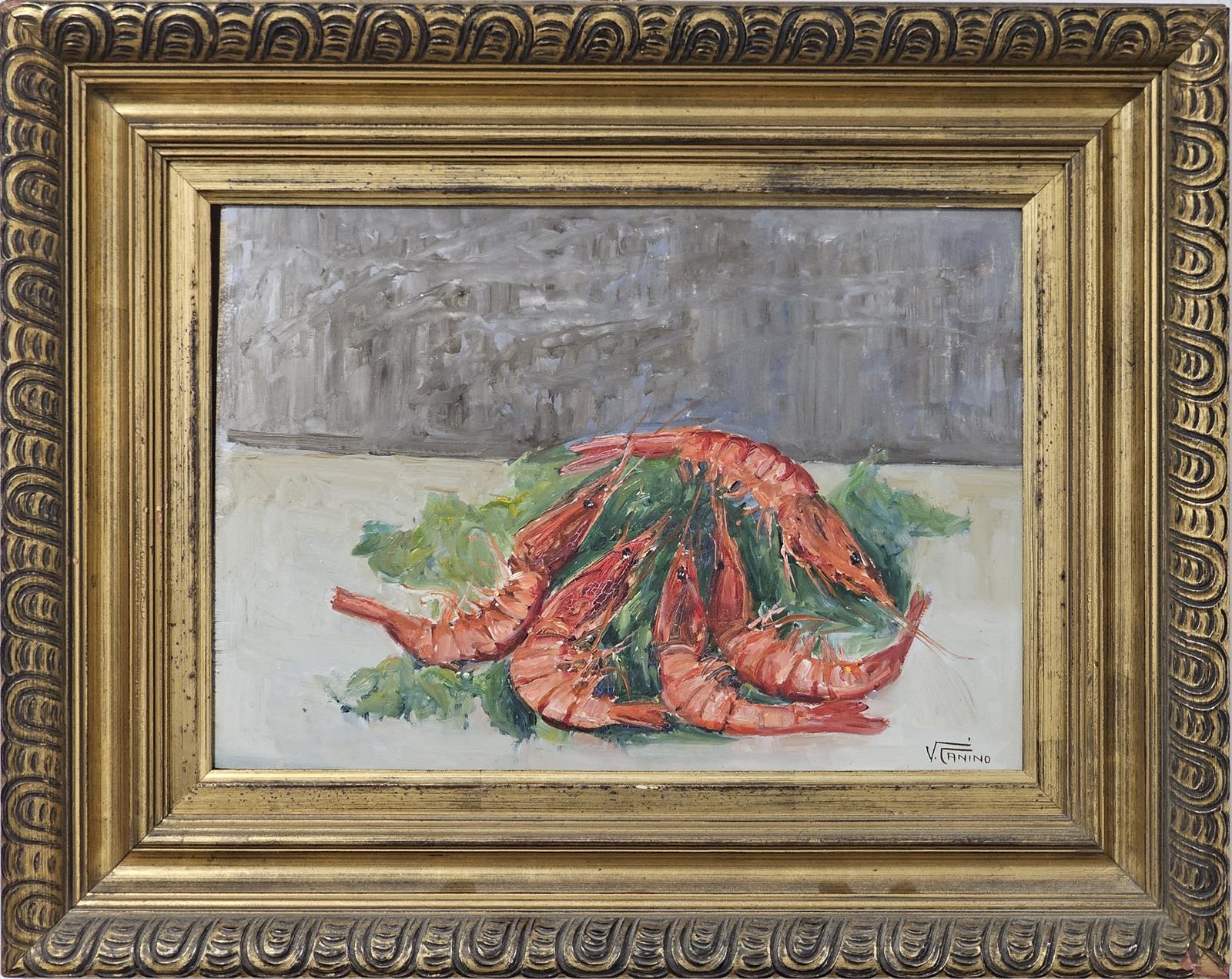 Vincenzo Canino | Natura morta di gamberi | MutualArt