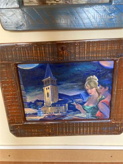 Jacques Leclerc | Elegant women in front of Saint Germain des Près ...