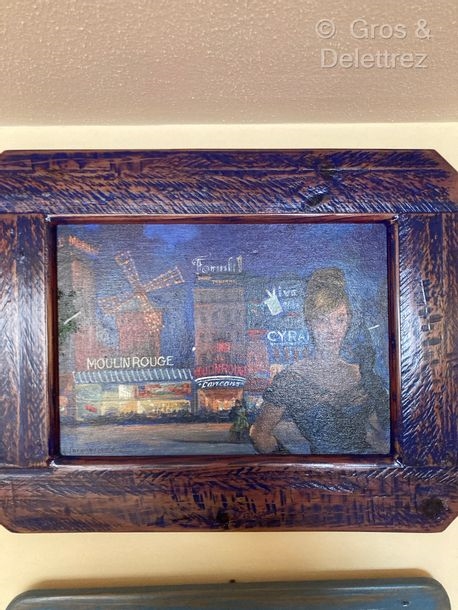 Jacques Leclerc | Woman in front of the Moulin Rouge | MutualArt