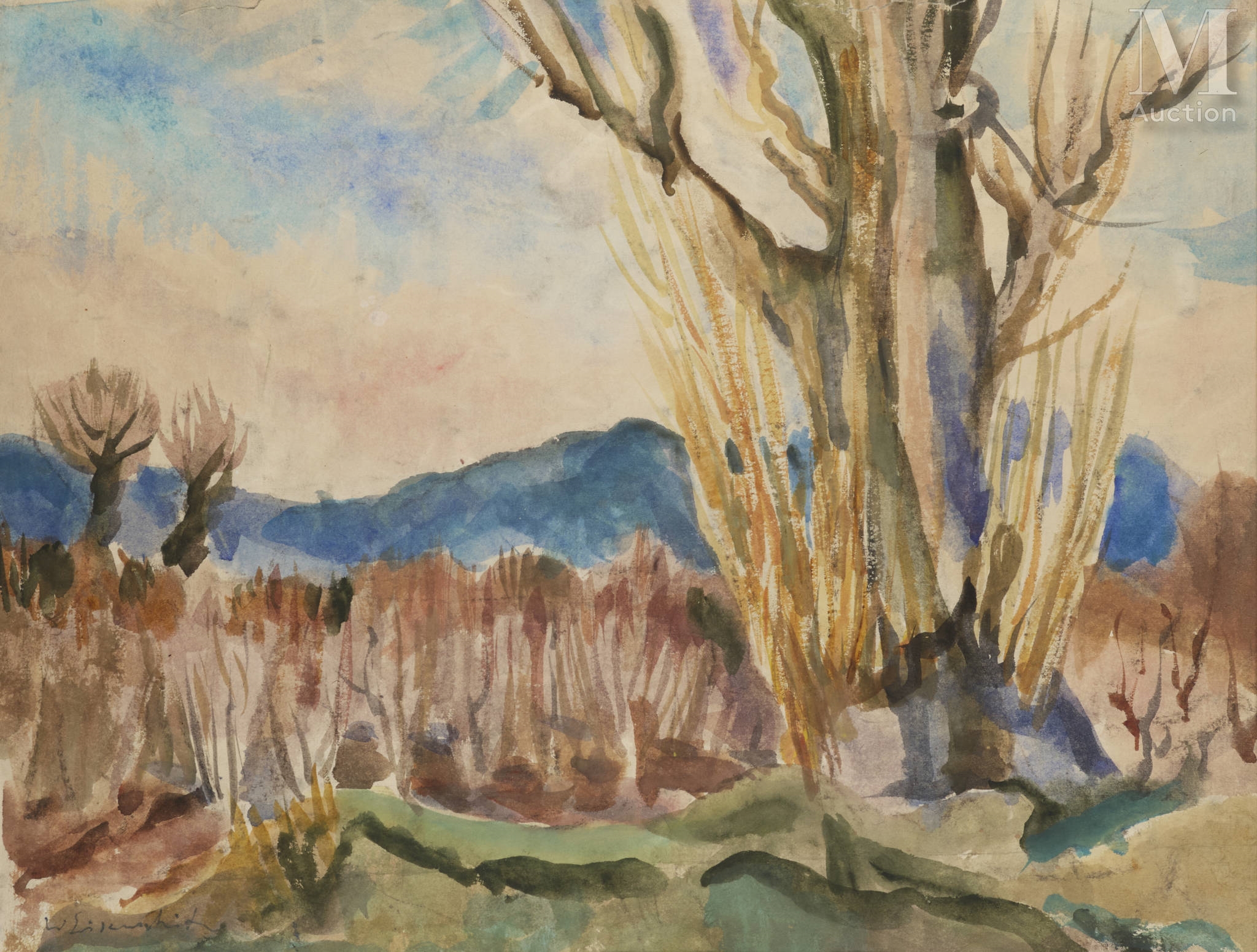 Willy Eisenschitz | Paysage d'automne dans le midi de la France | MutualArt