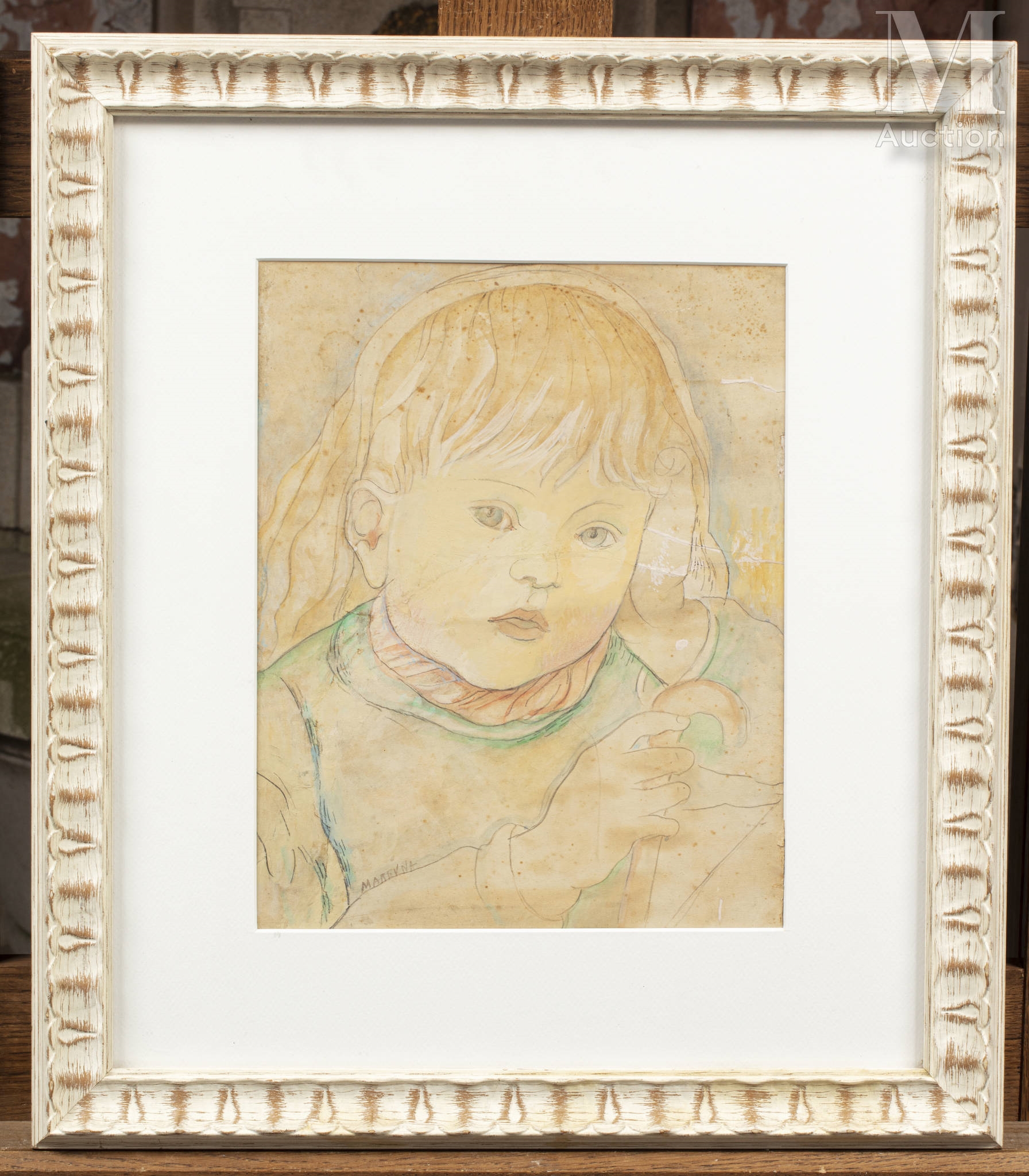 Marie Vorobieff Marevna | Portrait de petite fille | MutualArt