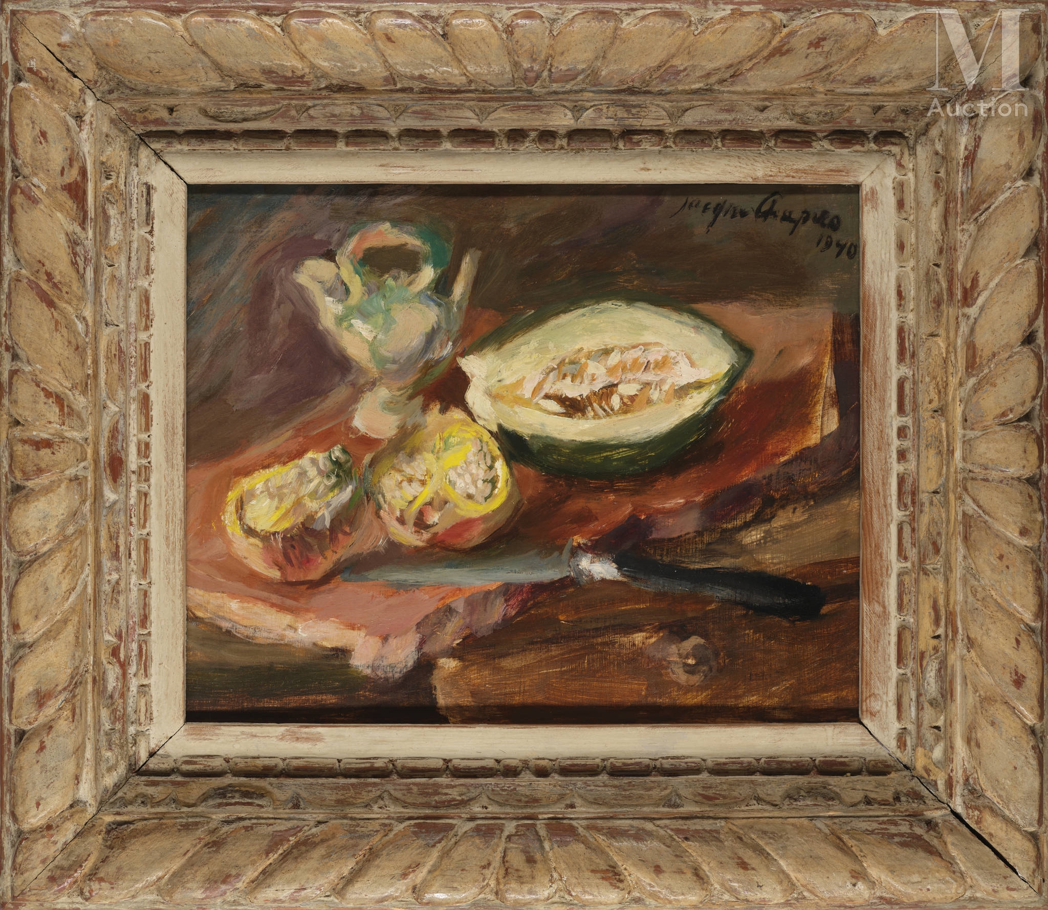 Jacques Chapiro | Nature morte aux fruits de la passion | MutualArt