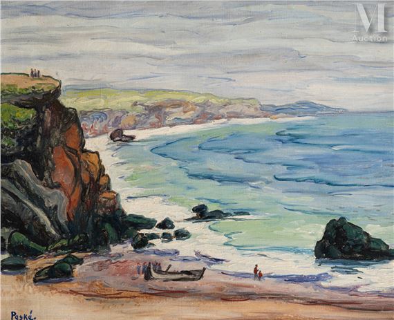 Jean Misceslas Peské | Bord de mer en Normandie | MutualArt