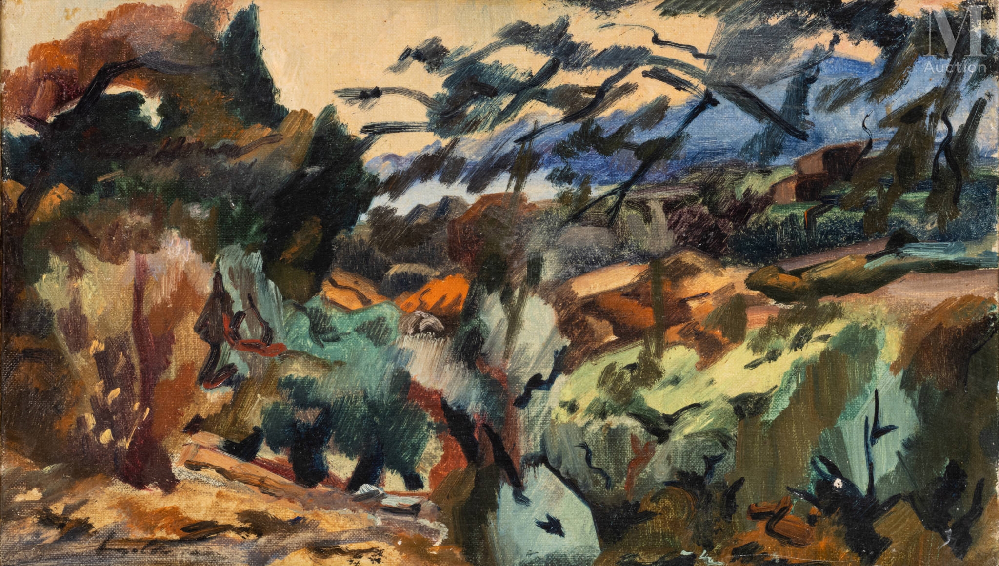 Léopold Lévy‏ | Paysage méditerranéen | MutualArt