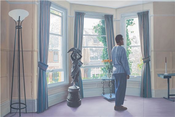 Giles Winter | triptych of an interior | MutualArt