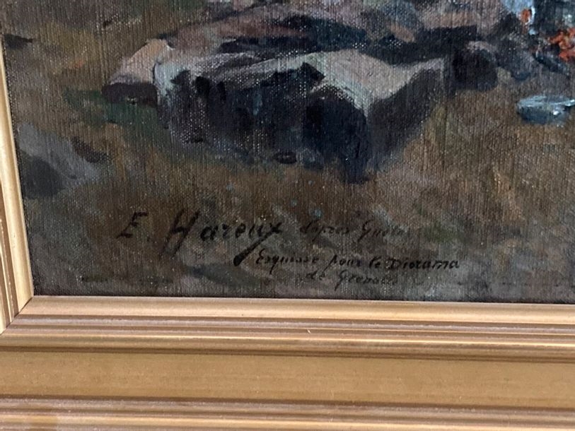 Ernest Victor Hareux | Sketch for the Grenoble diorama | MutualArt