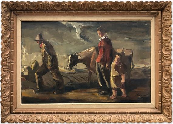 Janis Liepins | To the Market (1934) | MutualArt