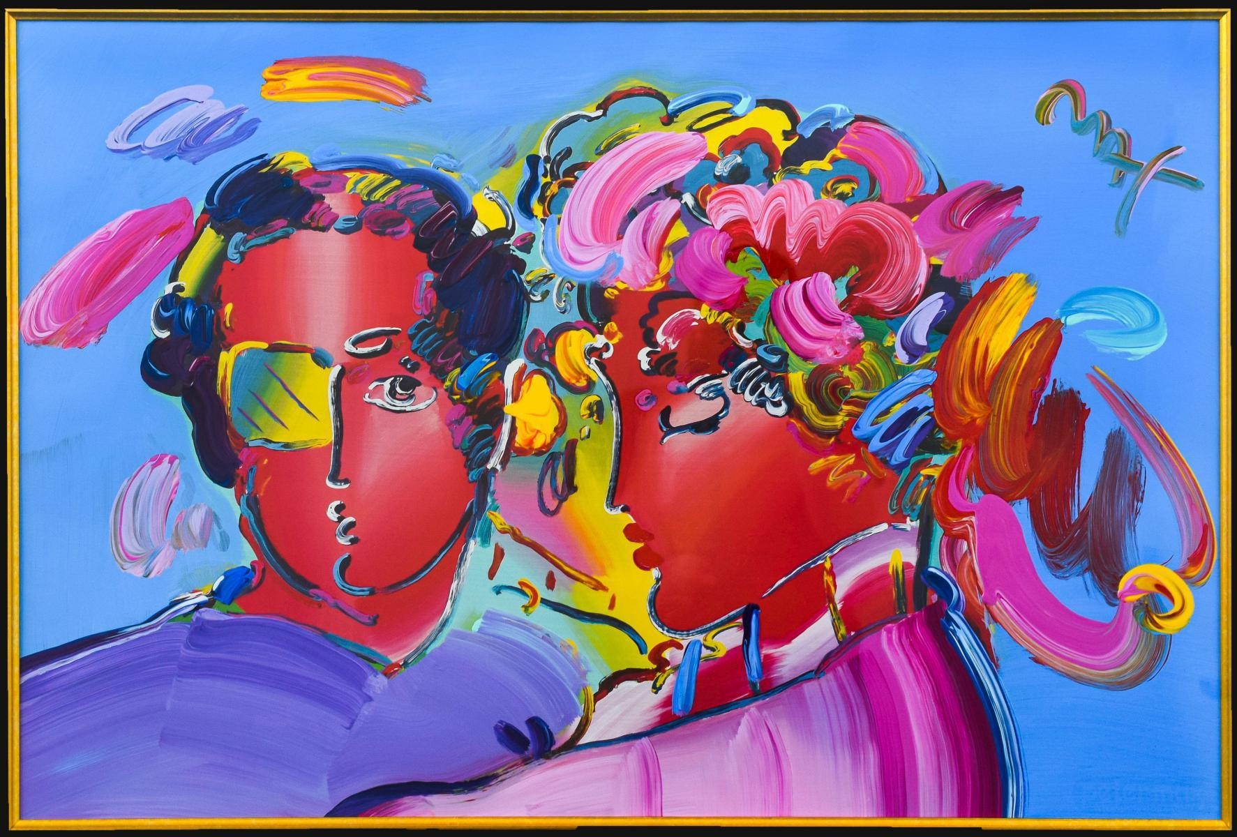 Peter Max | Zero in Love | MutualArt