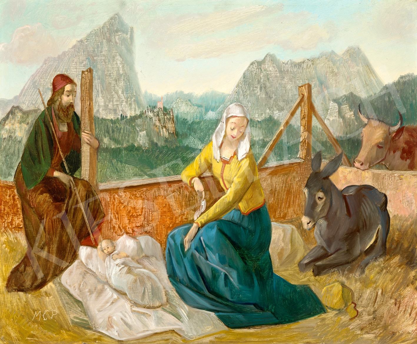 C. Pál Molnár | The Holy Family | MutualArt