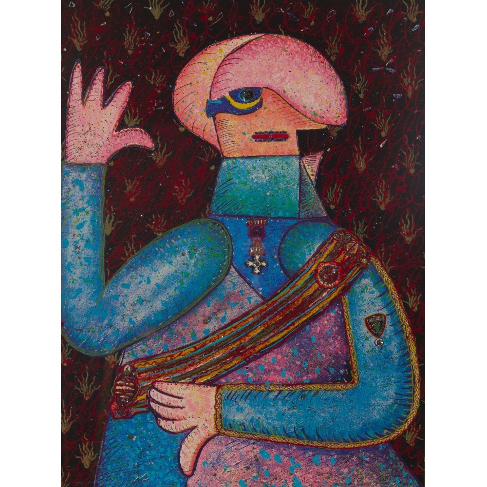 Enrico Baj | Baj Chez Baj Aristocrate (1972) | MutualArt