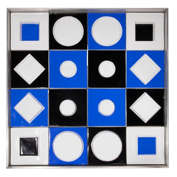 Victor Vasarely | Tile Plaque | MutualArt