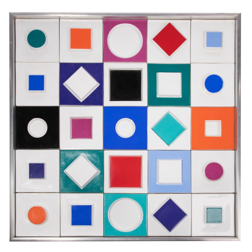 Victor Vasarely | Tile Plaque | MutualArt