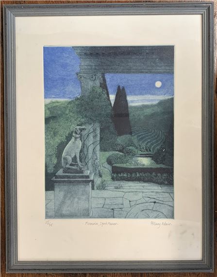 Hilary Adair | Moonrise, Iford Manor | MutualArt