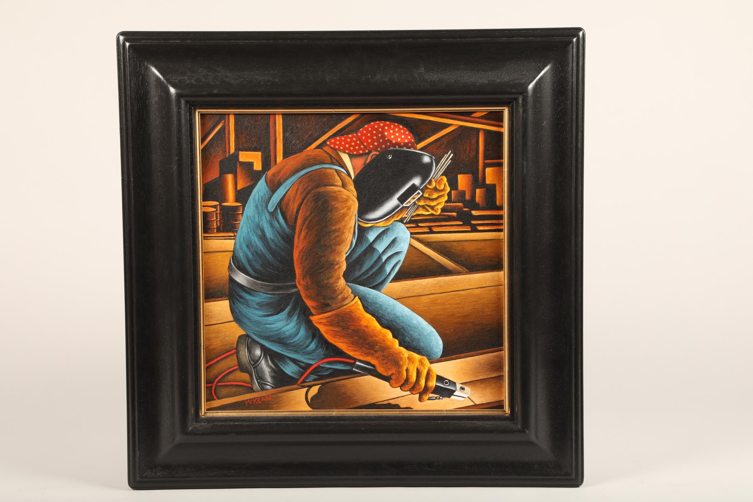 Graham H. D. McKean | 'Welder At Work' | MutualArt