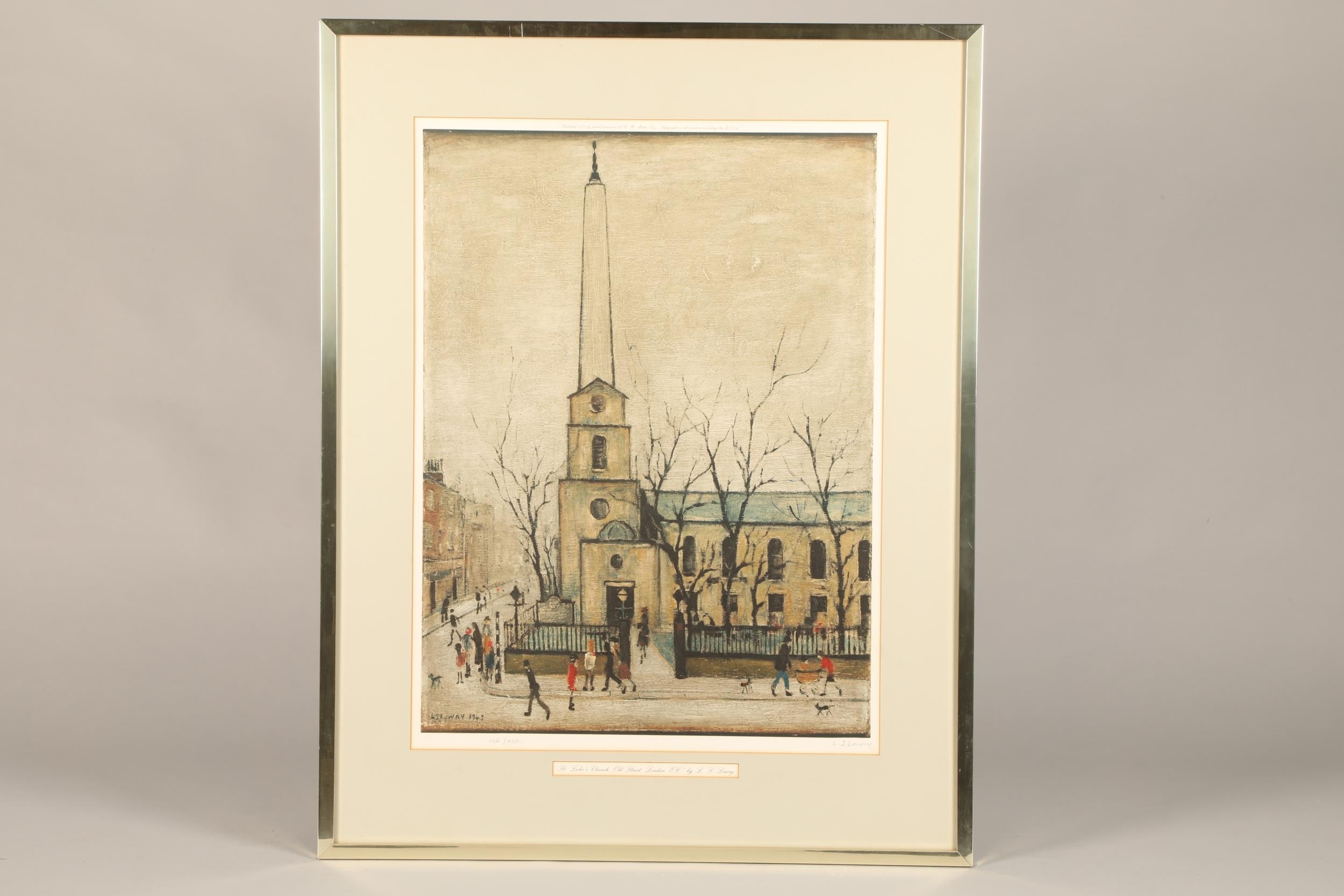 Laurence Stephen Lowry | 'St Lukes Church, London' (1973) | MutualArt