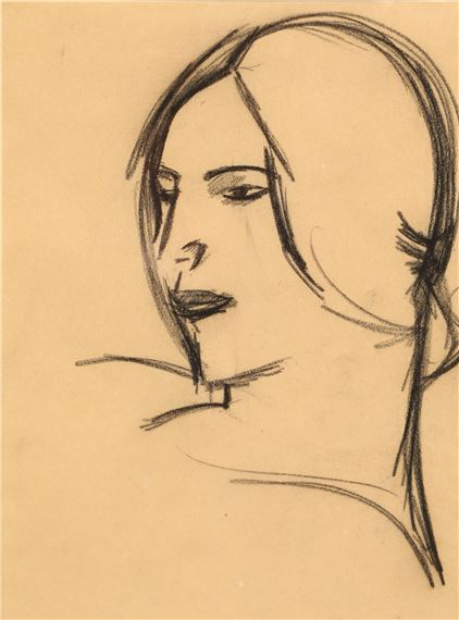John Duncan Fergusson | 'Study of a Lady' | MutualArt