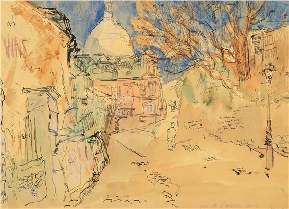 William D. Clyne | Montmartre and Place De La Concorde (1922) | MutualArt