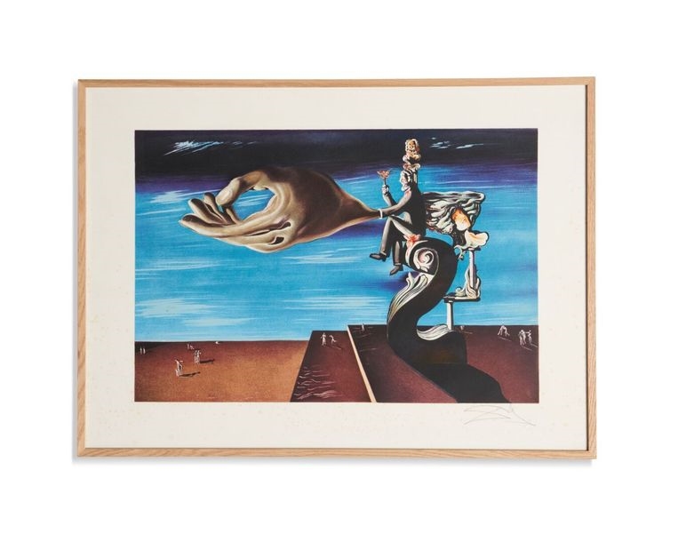 Salvador Dalí | La main ou Le remord de la conscience Lithographie ...