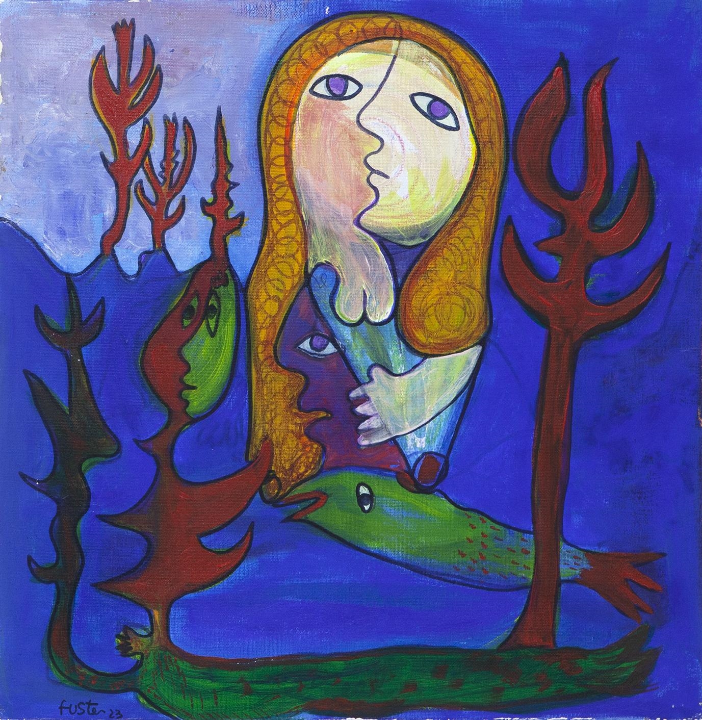 José Fuster | SIRENA Y PEZ | MutualArt