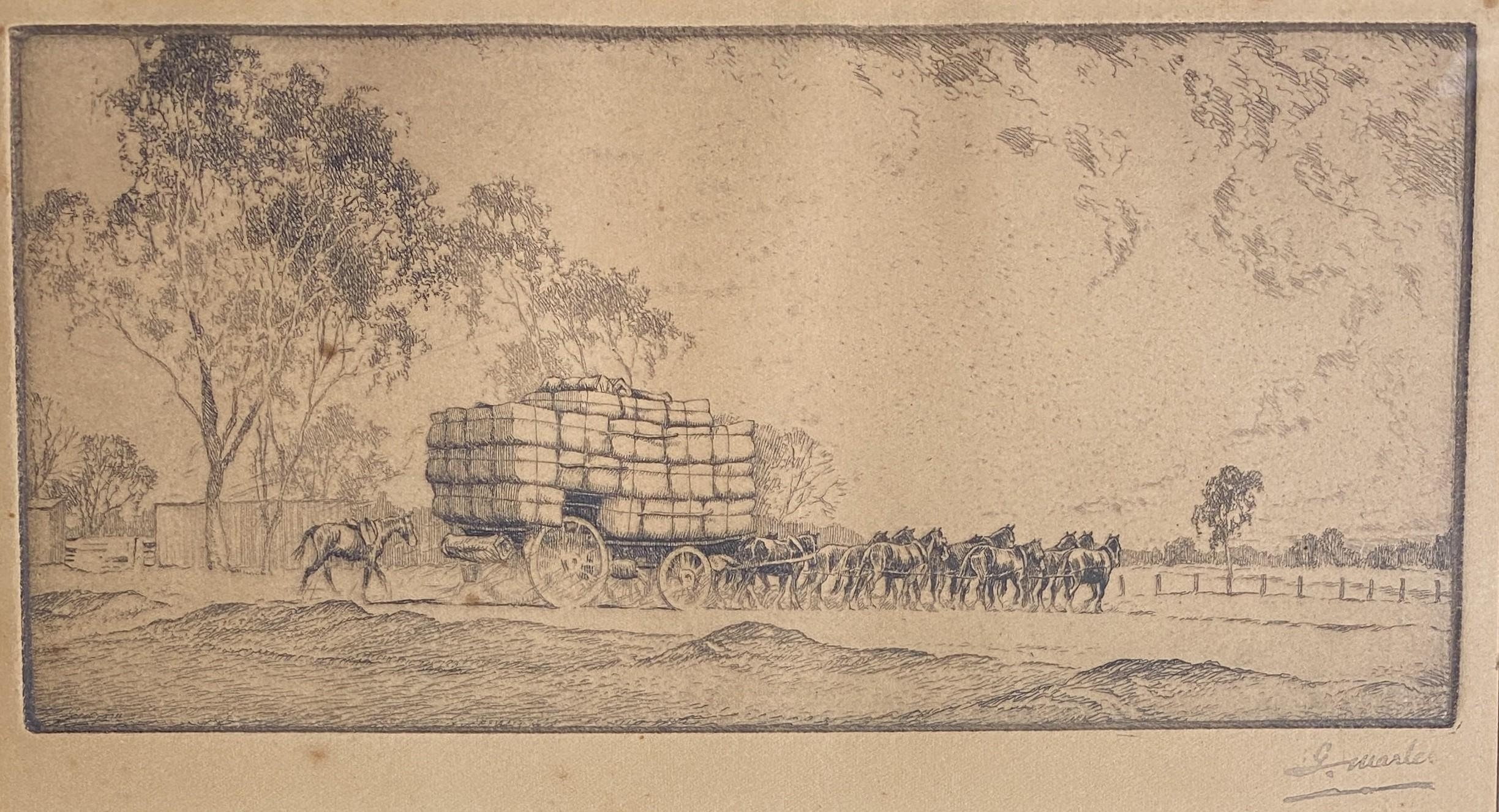 GEORGE MARLER | Wool Wagon Going to Market | MutualArt