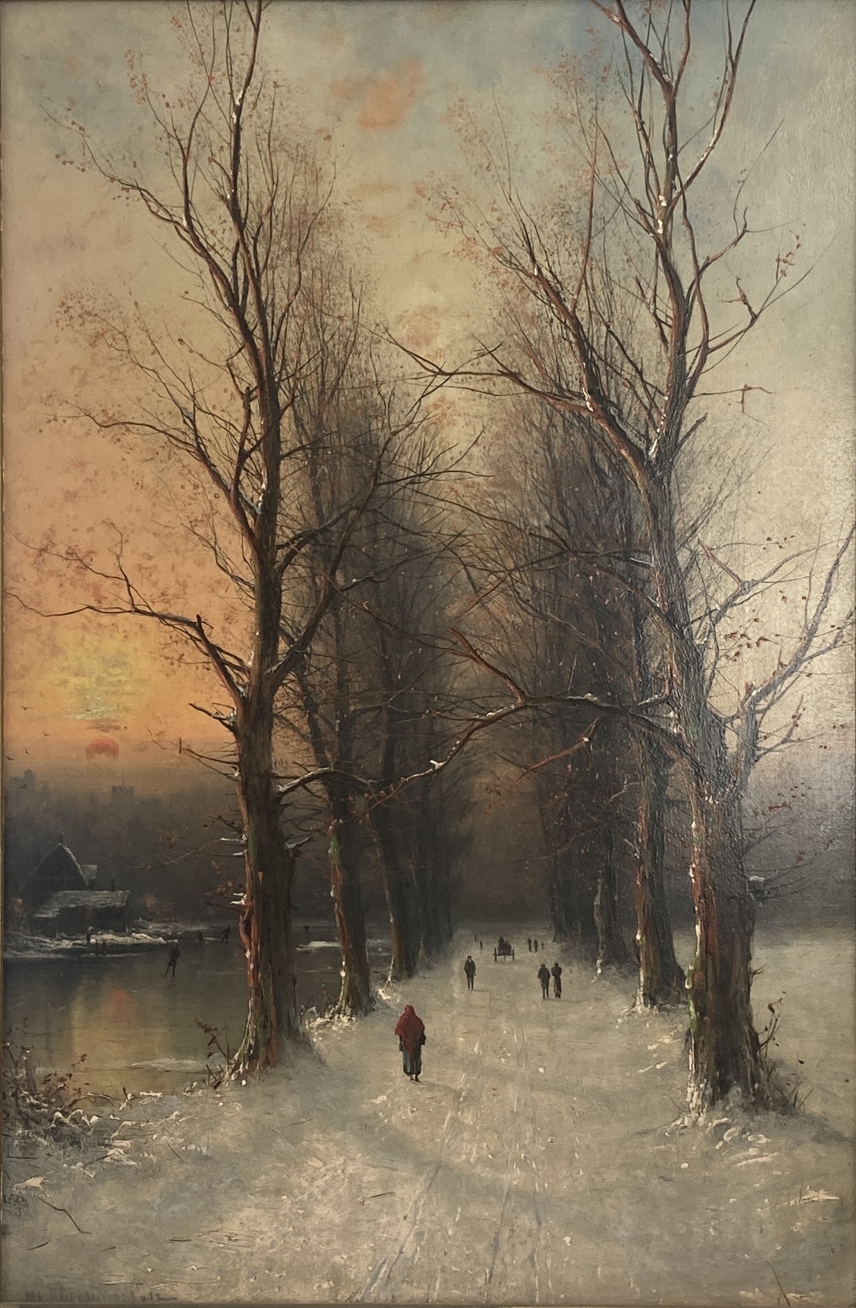 Nils Hans Christiansen | Deer in woodland in summer and winter | MutualArt