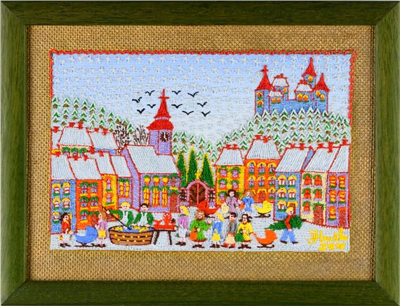Jan Hruška | THE CHRISTMAS SQUARE (1996) | MutualArt