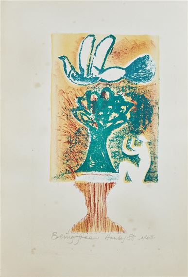 Pat Hanly | Being Free (1988) | MutualArt