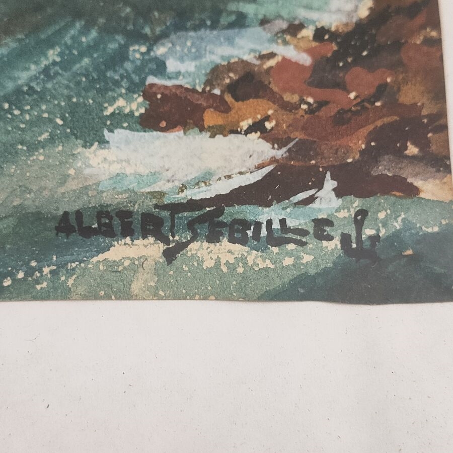 Albert Sébille | PAQUEBOT EN PLEINE MER (1907) | MutualArt