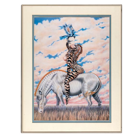 Olivia DeBerardinis | Zebra Lady (1984) | MutualArt