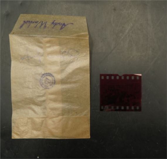 Warhol Andy | Negative in a pouch | Compare similar artworks | MutualArt