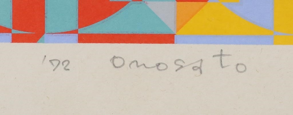 Toshinobu Onosato | Toshinobu Onosato Serigraph Untitled | MutualArt