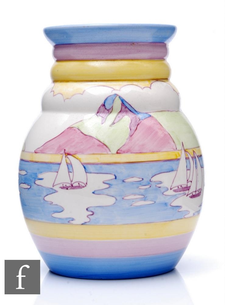 Clarice Cliff | A contemporary Bizarre Craft pottery vase by Bizarre ...