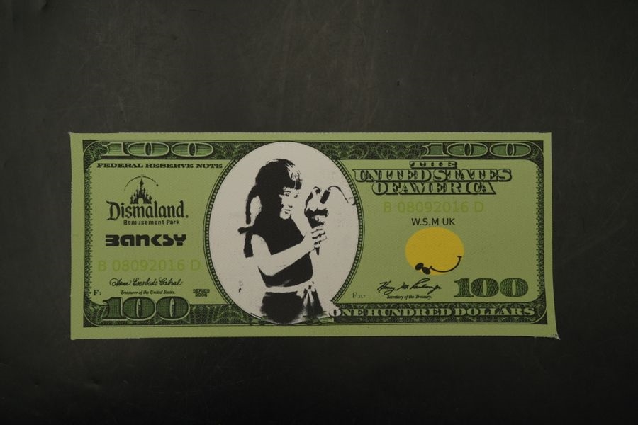 Banksy | Ice-cream bomb girl (2015) | MutualArt