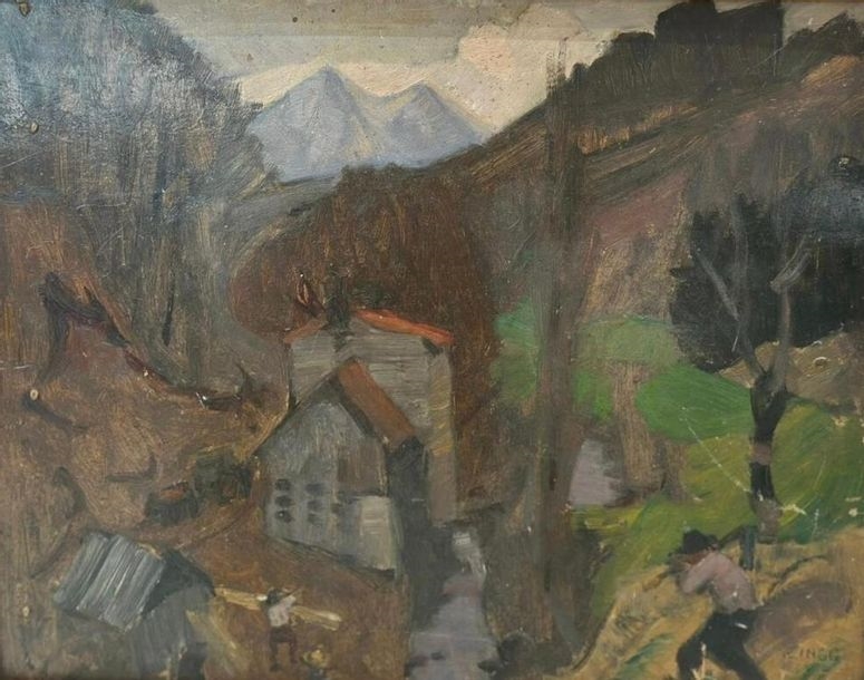 Jules Émile Zingg | Landscape in the Auvergne | MutualArt