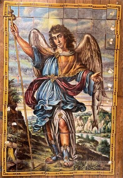 A. Chaves | L'Archange RAPHAEL muni de ses attributs : un poisson et ...