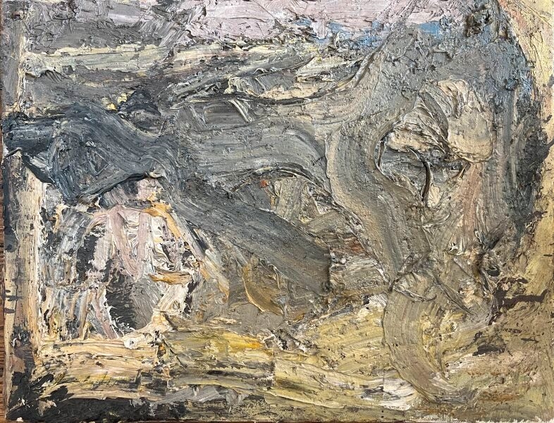 Juan Luis Goenaga | Composition abstraite à la silhouette | MutualArt