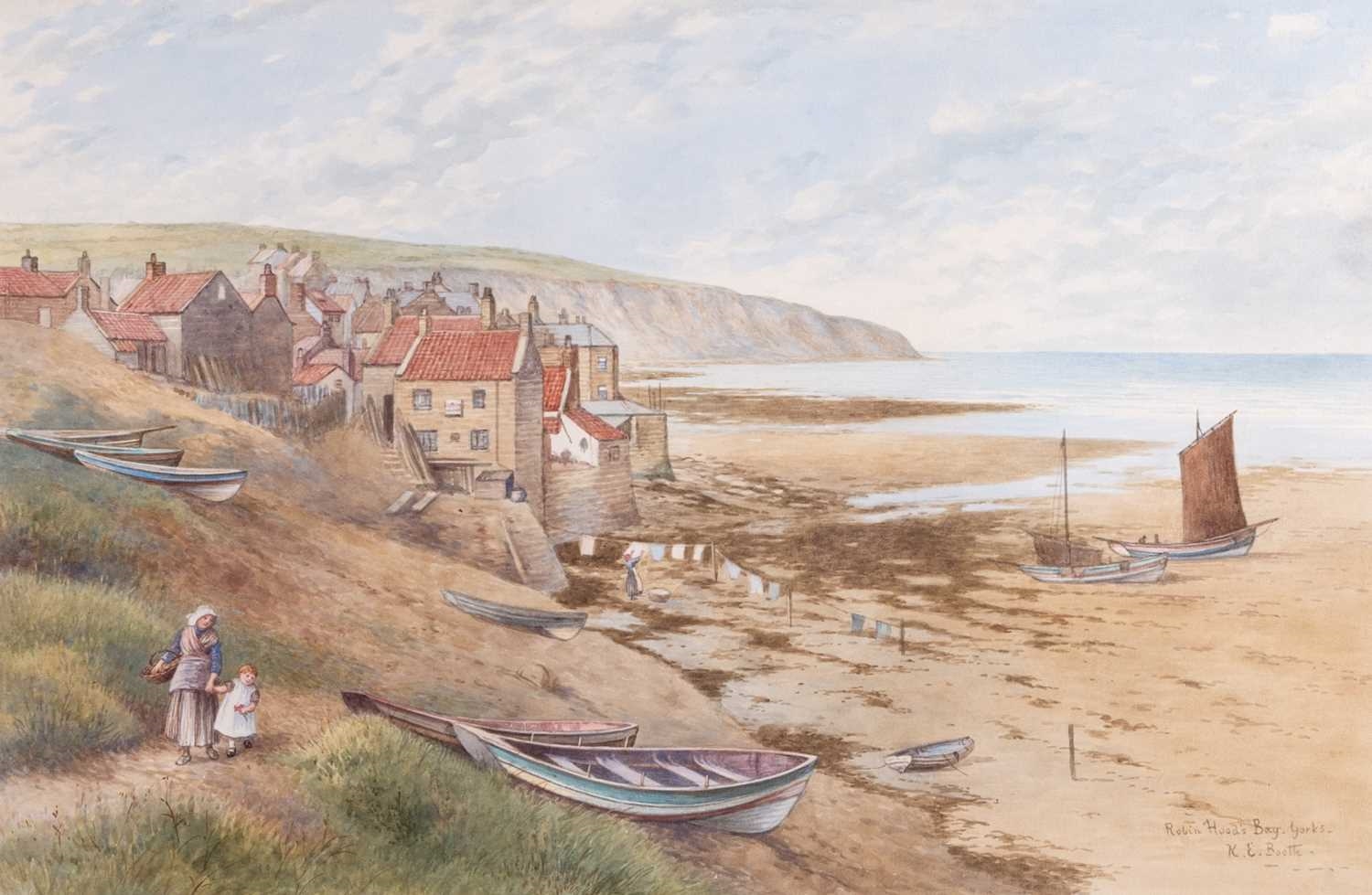 Kate E. Booth | ROBIN HOODS BAY, YORKSHIRE | MutualArt
