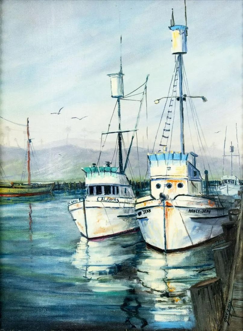 Bonnie Gregory | Harbor Scene | MutualArt