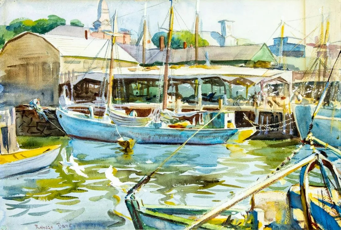 Rutledge Bate | Marina in Gloucester | MutualArt