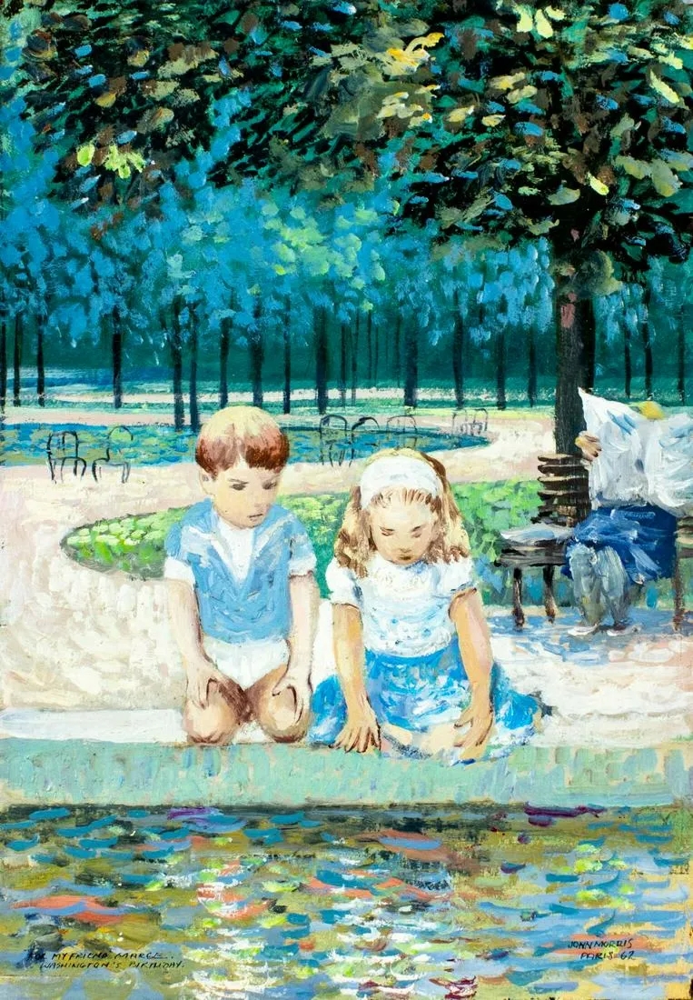 John Floyd Morris | Park Scene (1962) | MutualArt