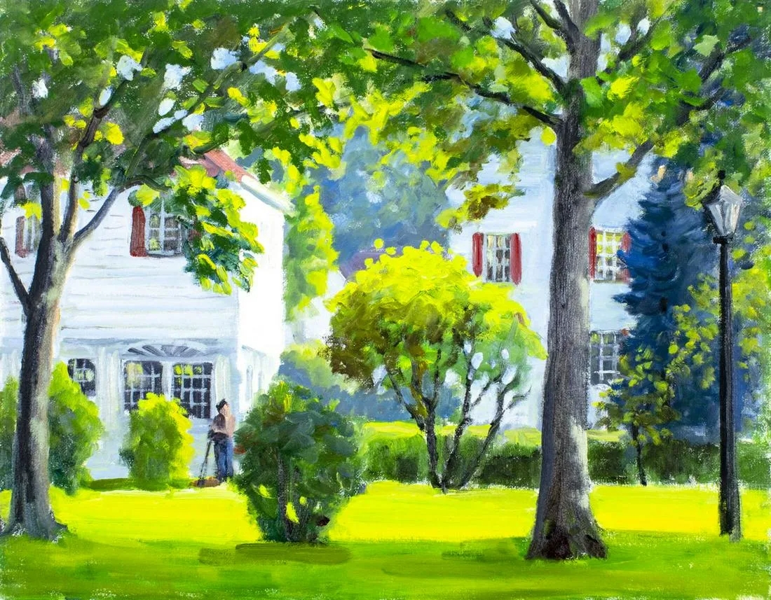 George Holloway | Town Scene | MutualArt