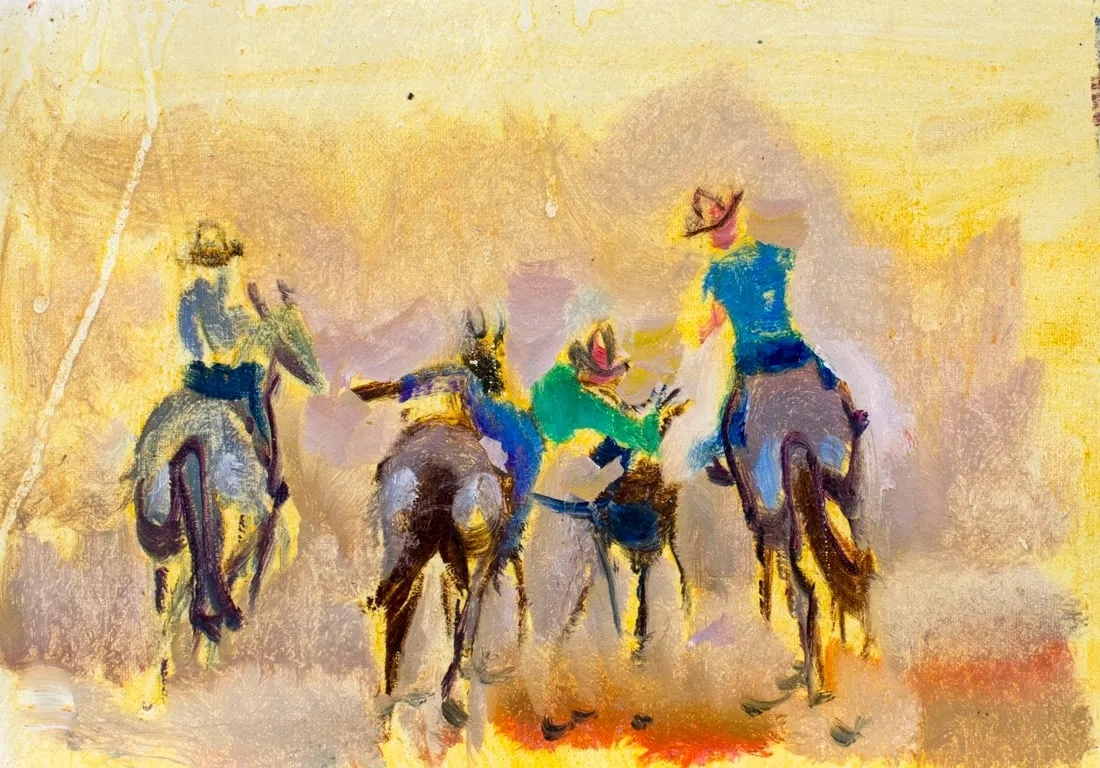 Peter Williams | Rodeo Scene | MutualArt