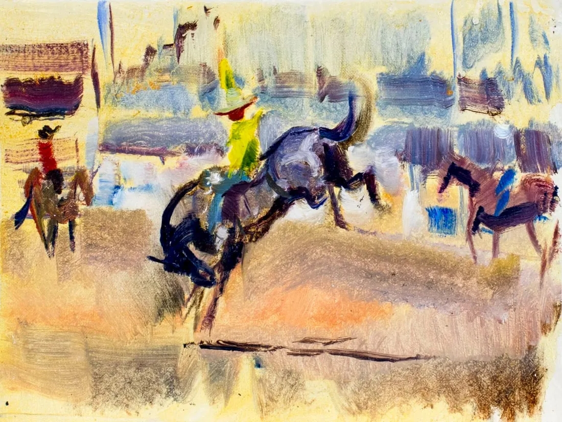 Peter Williams | Rodeo Scene | MutualArt