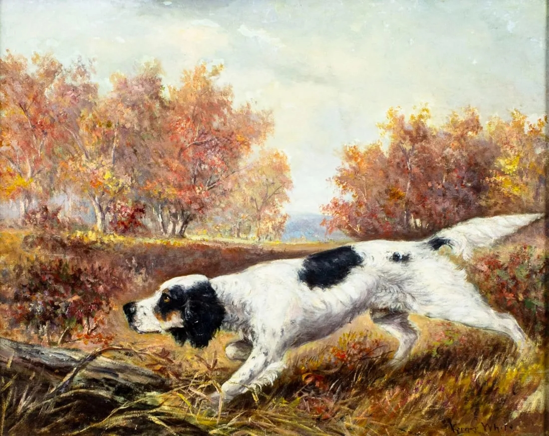 Verner Moore White | Pointer Dog | MutualArt