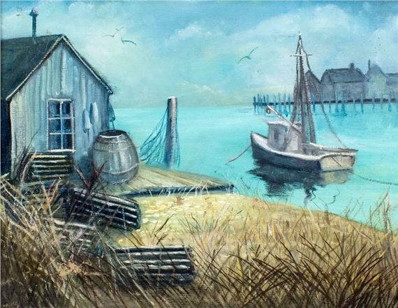 Theodora Laird | Dawn at Plum Cove | MutualArt