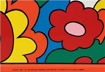 Peter Max | 7UP Metal Advertising Sign | MutualArt